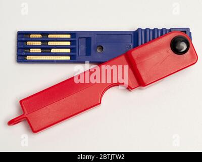 meter key for electric top up Stock Photo - Alamy