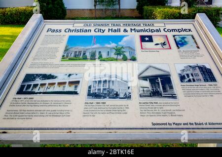 Pass Christian City Hall is pictured, May 23, 2020, in Pass Christian ...