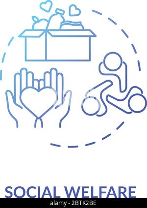 Social welfare concept icon Stock Vector Image & Art - Alamy