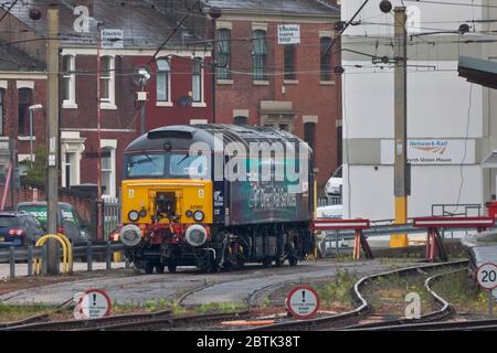 Virgin Trains Class 57 locomotive fitted with a Delner connector for ...