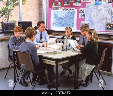Primary School classroom, England, United Kingdom Stock Photo - Alamy