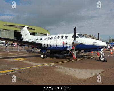 Hawker Beechcraft Avenger T1 ZZ501 of 750 Squadron Stock Photo - Alamy