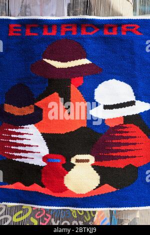 Craft Market, Manta City, Manabi Province, Ecuador, South America Stock ...