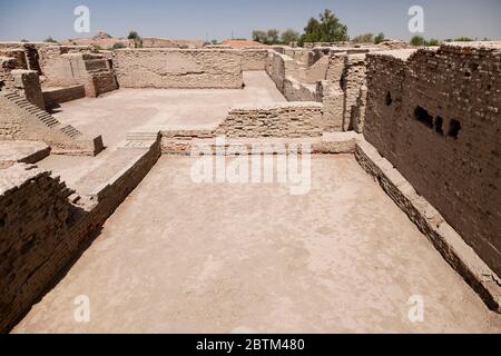 Mohenjo daro, DK Area, archaeological site of Indus Valley Civilisation ...