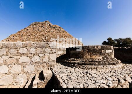 Taxila, Dharmarajika stupa and monastery, Pakistan Stock Photo - Alamy