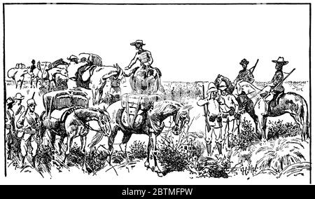 John and Alexander Forrest Team Expedition through the Drylands of ...
