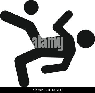 Simple Freestyle Football Soccer Sport Figure Symbol Vector ...