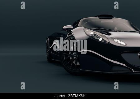3d render of beautiful super car Stock Photo - Alamy