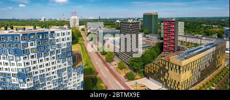 Utrecht, Utrecht / Netherlands - May 27th 2020: Aerial view of Utrecht ...