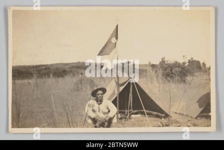 Photographic postcard of Charles Wilbur Rogan in the Philippines 1910 ...