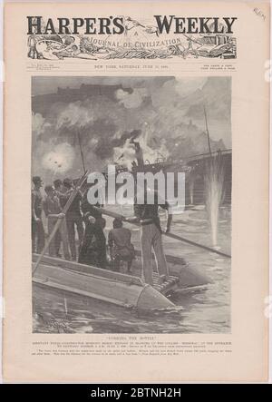 U.S. Calvary at Port Tampa, Florida June 18, 1898 (date of publication ...