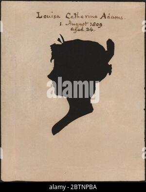A portrait of Louisa Catherine Johnson Adams. She was the wife and ...