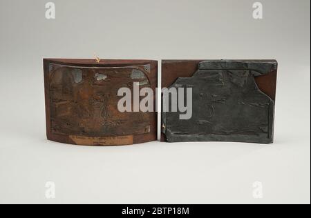 Patent model. Method of making curved electrotype and stereotype plates ...