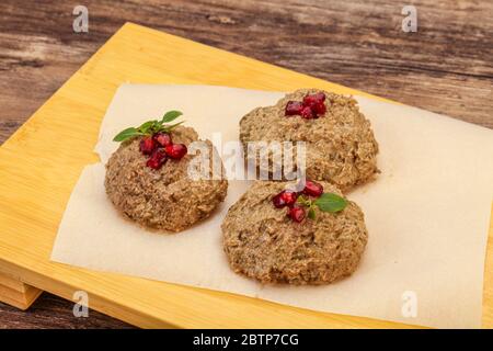 Georgian cuisine - pkhali from beans and spices Stock Photo - Alamy