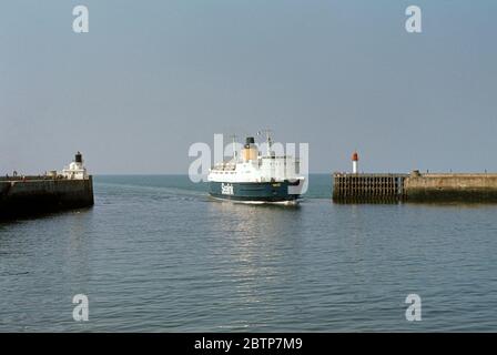 Sealink ferry named the Senlac running between Newhaven and Dieppe ...