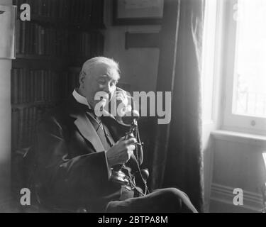 Birthday of "Father Of The Commons" Mr T.P. O'Connor, whose 75th ...