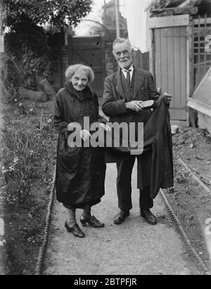 The Wooler , diamond wedding . Mr Wooler . 1937 Stock Photo - Alamy