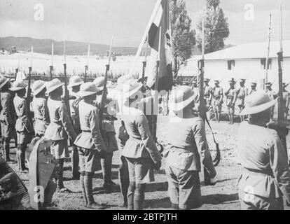 Abyssinian troops . 1935 Stock Photo - Alamy