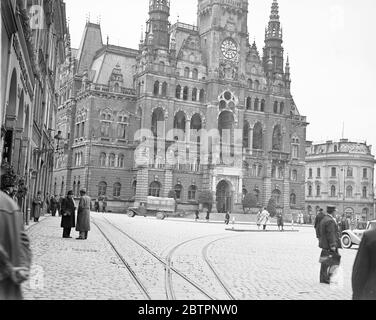Reichenberg, Germany Sudeten Headquarters in the Rathaus (Town Hall ...