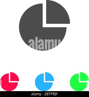 Statistics white icons on round color glass buttons Stock Vector Image ...