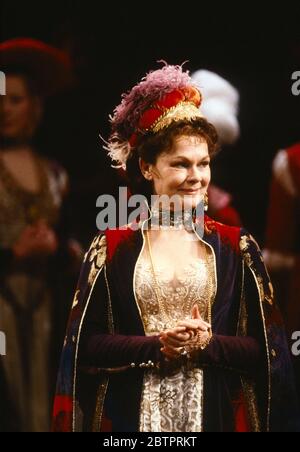 Judi Dench (Gertrude) in HAMLET by Shakespeare at the Olivier Theatre ...