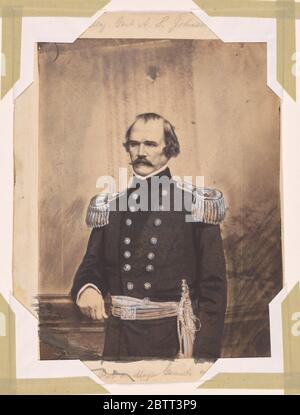 A portrait of Albert Sidney Johnston, a Confederate general during the ...