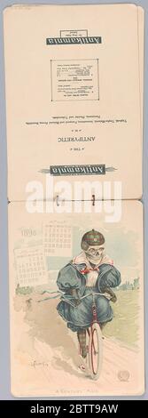 Calendar, The Antikamnia Calendar, 1898 Stock Photo - Alamy