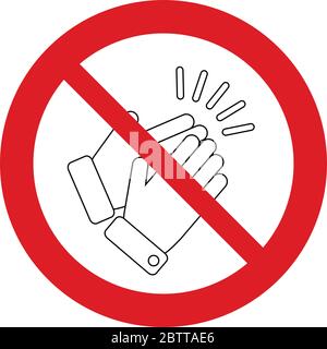 No applause vector. Not applause bottle sign. The red circle ...