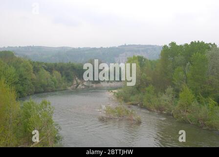 The Tanaro river, Farigliano - Piedmont, Italy Stock Photo - Alamy