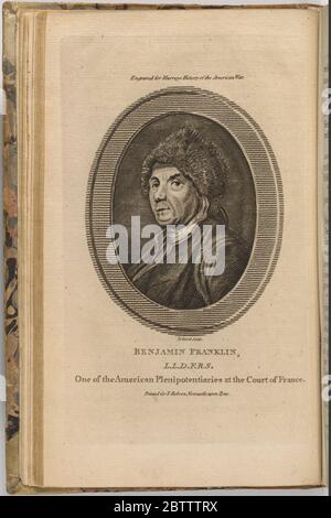 BENJAMIN FRANKLIN - Work in Study Stock Photo - Alamy