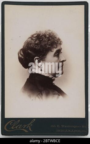 Caroline Harrison, First Lady Stock Photo - Alamy