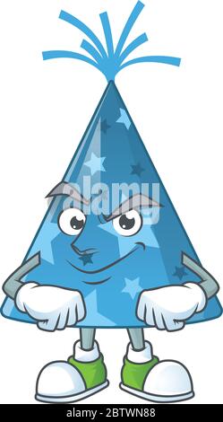 Smirking party hat character cartoon Stock Vector Image & Art - Alamy