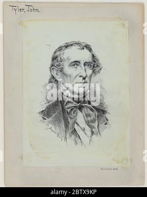 John Tyler, President of the United States, 1841. Born 29th day of ...
