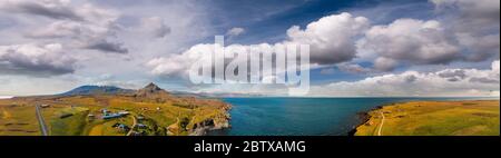 Arnarstapi coastline in sumemr season, Snaefellsnes peninsula, Iceland ...