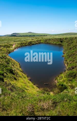 Crazywell Pool is a pond in Dartmoor National Park between Whiteworks ...