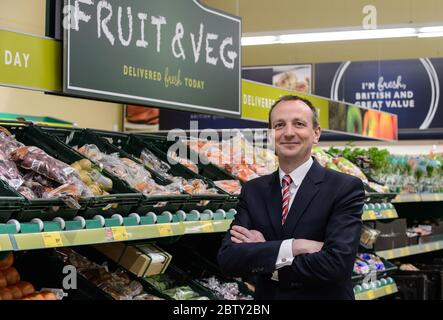 Giles Hurley chief executive for Aldi in the UK and Ireland ...