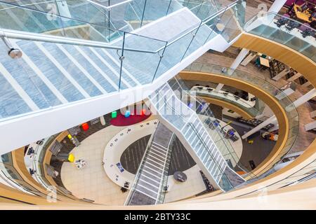 Liverpool Central Library inside a beautiful round reading room with a ...