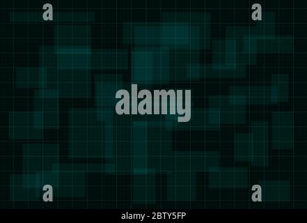 HUD dark green background with thin grid and dots. Design for science ...