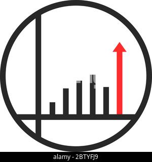 Grow up chart icon, simple style Stock Vector Image & Art - Alamy