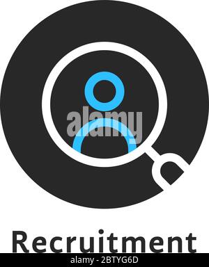 Leadership and Recruitment agency vector logo design. Businessman logo ...