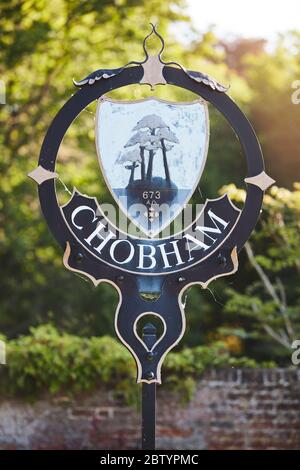 The High Street, Chobham, Surrey, England, United Kingdom Stock Photo ...