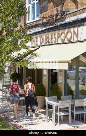 The Tablespoon Restaurant in Sunningdale, Berkshire, England, UK Stock ...