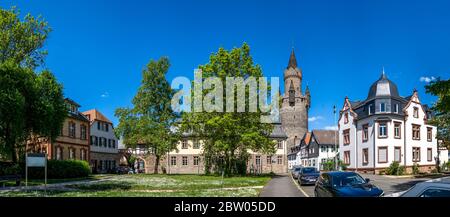 Adolf tower, Adolfsturm, tower at Friedberg Castle, one of the largest ...