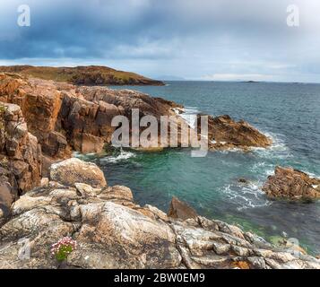 A beautiful coastal scene of the Scottish cliffs Stock Photo - Alamy