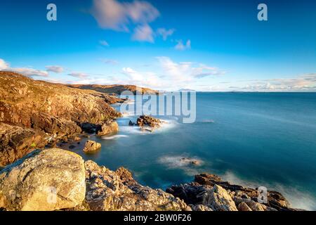 A beautiful coastal scene of the Scottish cliffs Stock Photo - Alamy