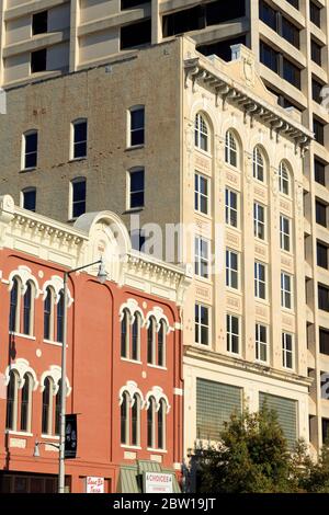 Historic buildings, Commerce Street, Montgomery, Alabama, USA Stock ...