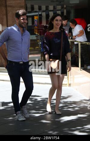 Actress Geraldine Hakewill who stars in the new Australian television ...