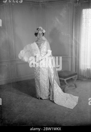 Lady Decies in her Coronation Robe. Lady Decies, wife of Lord Decies ...
