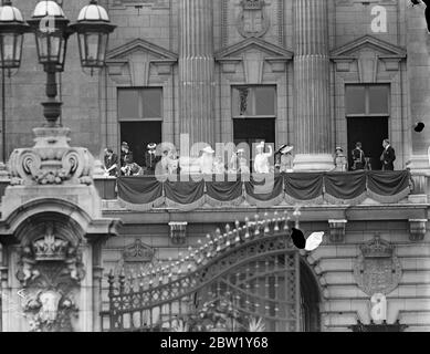 George V. "The Royal Family at Buckingham Palace" by Sir John Lavery ...