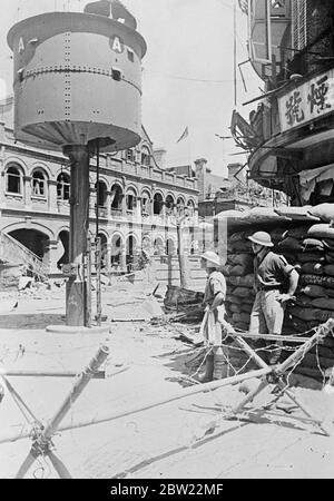 Japanese soldiers in Shanghai in 1937. The Battle of Shanghai was the ...